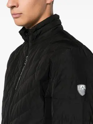 Emporio Armani Logo-patch Quilted Jacket