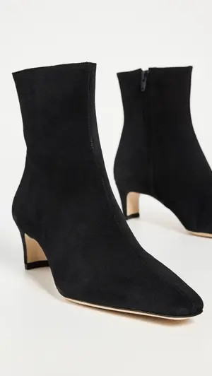 Staud Wally Ankle Boots - Black