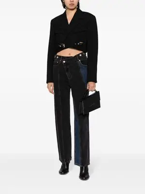FENG CHEN WANG Asymmetric Straight Leg Jeans
