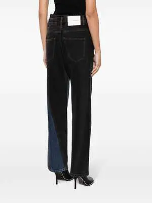 FENG CHEN WANG Asymmetric Straight Leg Jeans