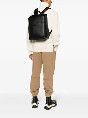 Calvin Klein Logo-plaque Faux-leather Backpack