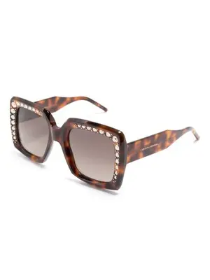 Carolina Herrera Tortoiseshell Sunglasses