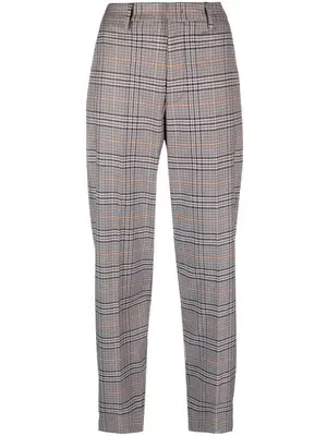 DONDUP Micaela Checked Trousers