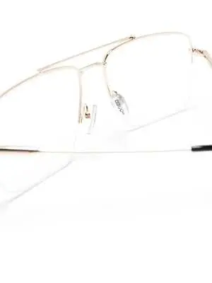 Gucci Logo-engraved Square-frame Glasses
