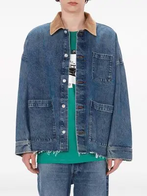 Jw Anderson X A.P.C. Marin Denim Jacket - Blue | Editorialist