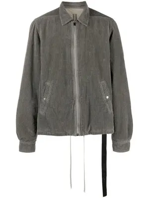 Rick Owens Corduroy Shirt Jacket - Grey