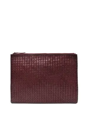 Dragon Diffusion Interwoven-design Clutch - Red