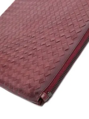 Dragon Diffusion Interwoven-design Clutch - Red