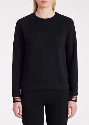 Paul Smith Lounge Sweatshirt With 'swirl' Cuffs