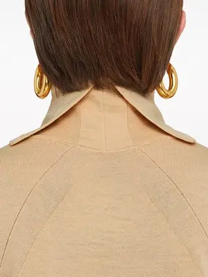 JIL SANDER Roll-neck Wool Jumper - Neutrals