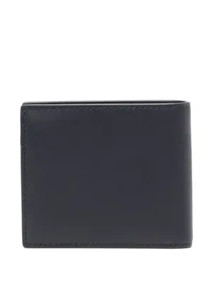 Lacoste Logo-plaque Leather Wallet - Blue