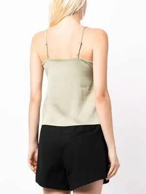 GOODIOUS V-neck Slip Top - Green