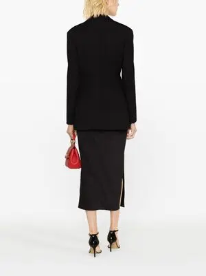 Dolce & Gabbana Single-breasted Virgin Wool Blazer - Black