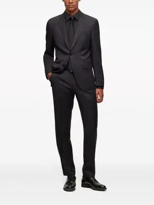 BOSS Straight Leg Trousers - Black