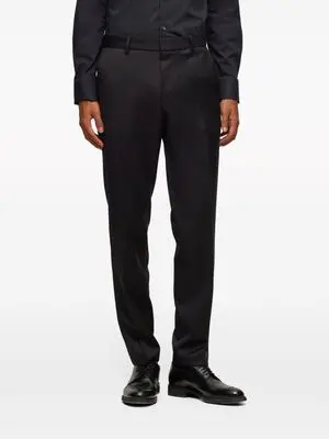 BOSS Straight Leg Trousers - Black