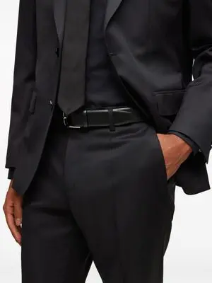 BOSS Straight Leg Trousers - Black