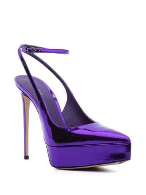 LE SILLA Uma 140mm Platform Pumps - Purple