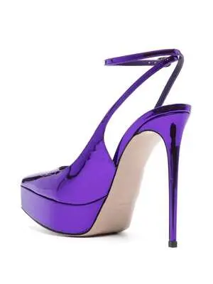 LE SILLA Uma 140mm Platform Pumps - Purple