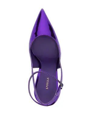 LE SILLA Uma 140mm Platform Pumps - Purple