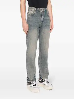 REPRESENT Bleached-effect Straight-leg Jeans