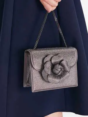 Oscar De La Renta Crystal-embellished Mini Bag