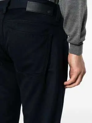 Giorgio Armani Straight-leg Trousers - Blue
