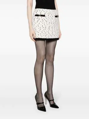 Alessandra Rich Polka-dot Mini Skirt