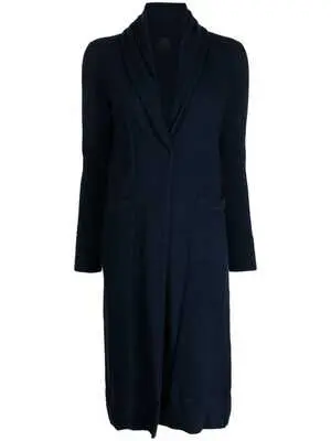 TEDDY CASHMERE Venezia Open-front Cashmere Cardigan-coat - Blue