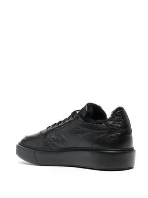 Casadei Cervo Leather Sneakers - Black