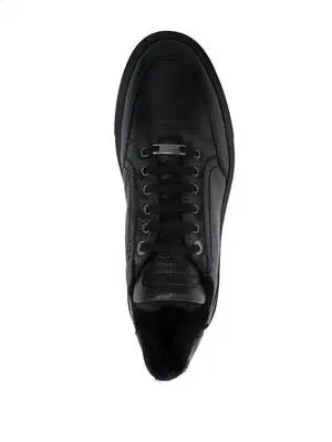 Casadei Cervo Leather Sneakers - Black
