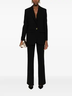 Moschino Crepe Mid-rise Flared Trousers