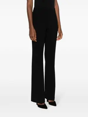 Moschino Crepe Mid-rise Flared Trousers