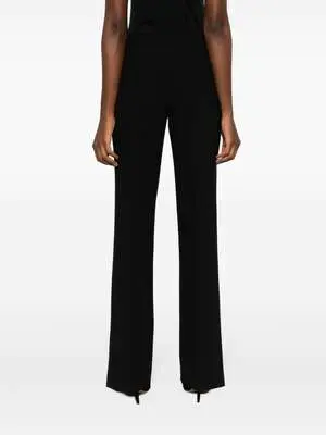 Moschino Crepe Mid-rise Flared Trousers