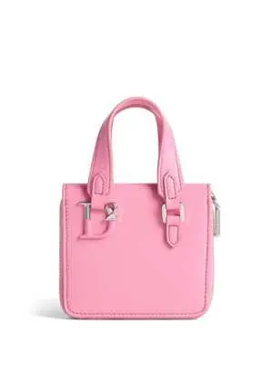 Dsquared2 Logo-plaque Leather Purse - Pink