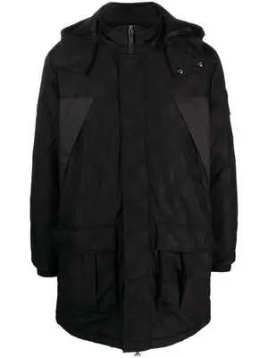 EA7 Logo-patch Hooded Jacket