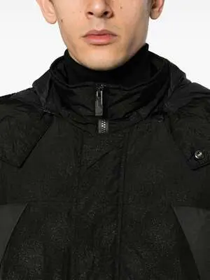 EA7 Logo-patch Hooded Jacket