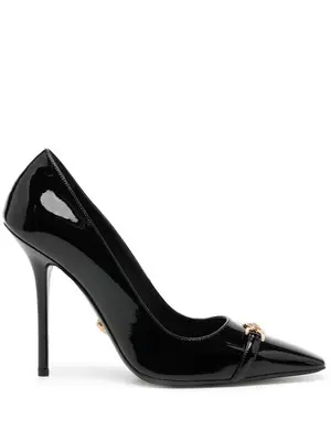 Versace 110mm Patent-finish Leather Pumps