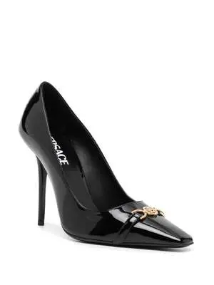 Versace 110mm Patent-finish Leather Pumps