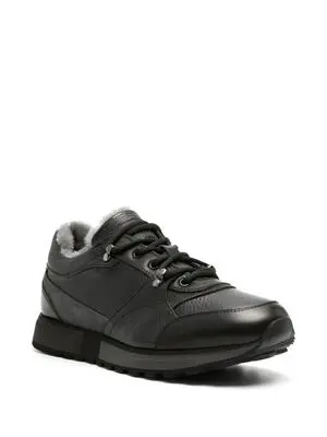 Casadei Ischia Lace-up Leather Sneakers