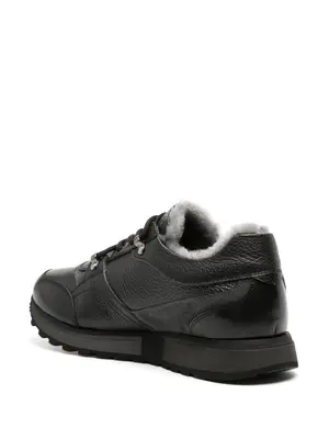 Casadei Ischia Lace-up Leather Sneakers