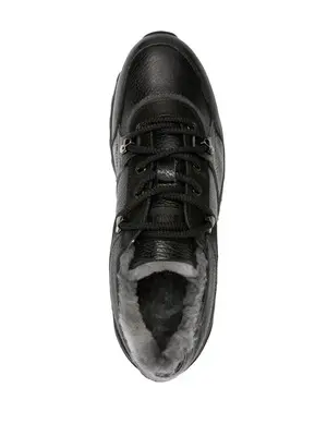 Casadei Ischia Lace-up Leather Sneakers