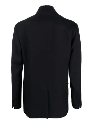 COSTUMEIN Notch-lapels Single-breasted Blazer - Blue