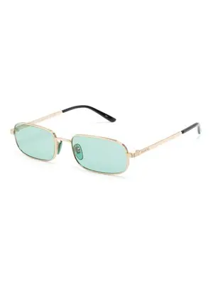 Gucci Logo-engraved Rectangle-frame Sunglasses