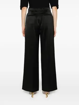 LANVIN Satin-finish Straight-leg Trousers