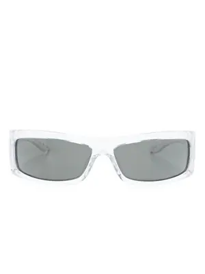 Gucci Rectangular Frame Sunglasses - White