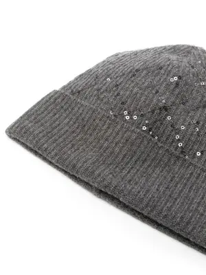 Brunello Cucinelli Sequin-embellished Cashmere Beanie