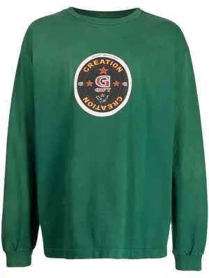 SAINT MXXXXXX Cotton Graphic Print Sweatshirt