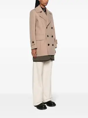 Sacai Melton Layered Wool Coat