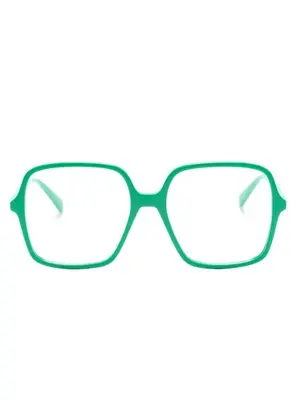 Gucci Oversize-frame Glasses - Green