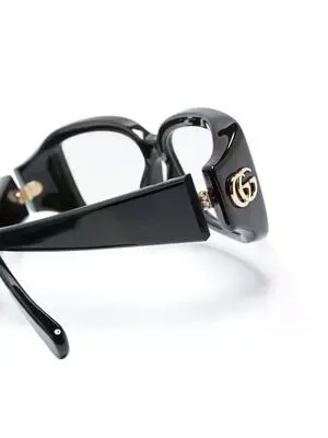Gucci Gg Rectangle-frame Glasses